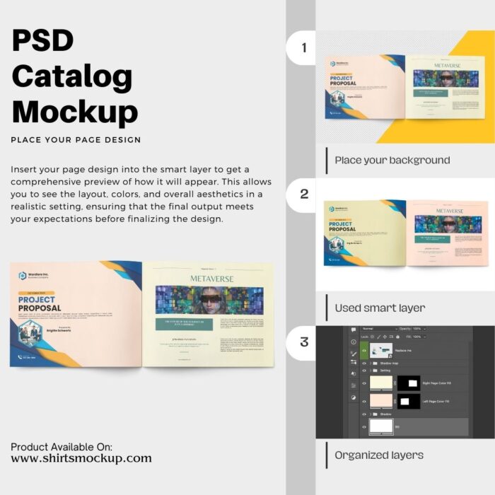 Transform Your Designs with PSD Catalog Mockups - custommockup